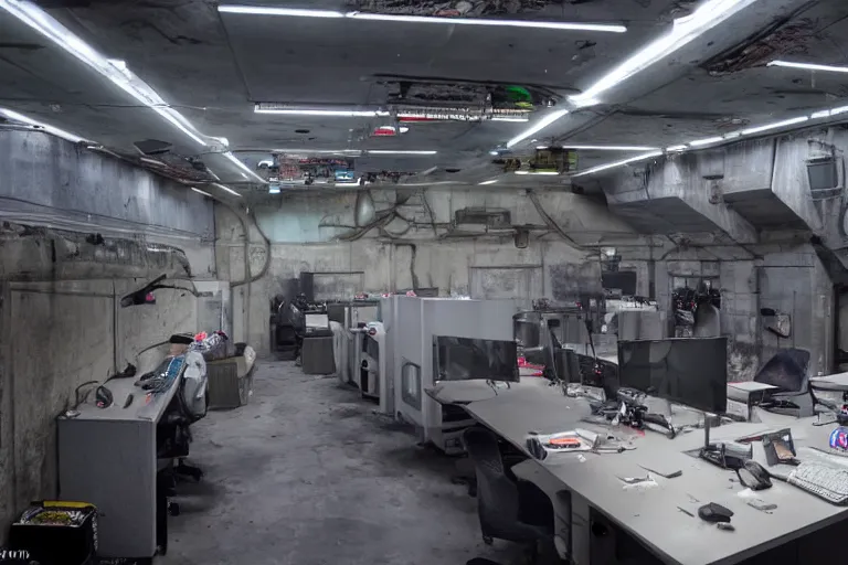 Neil Blomkamp film shot of a military Spionage bunker, | Stable ...