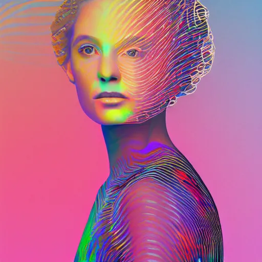 portrait of a woman inspired by data - driven art, | Stable Diffusion | OpenArt