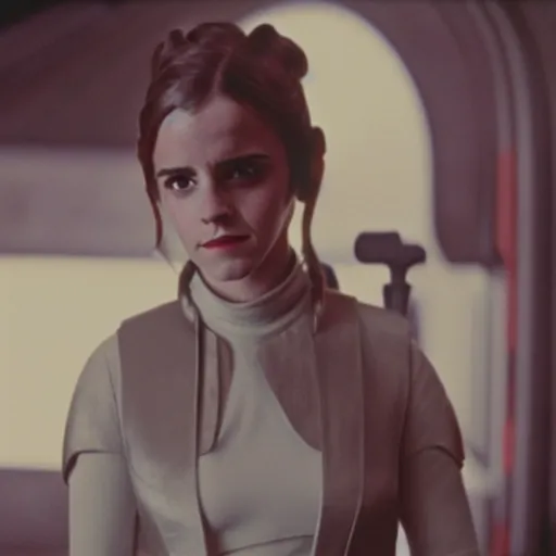 film still of emma watson as princess leia organa in | Stable Diffusion ...