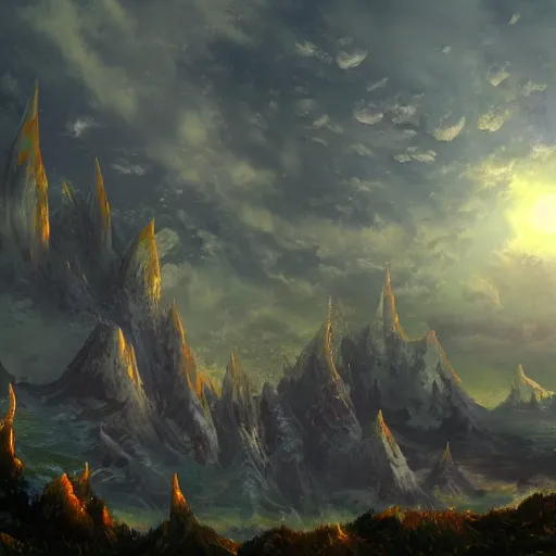 fantasy skybox | Stable Diffusion