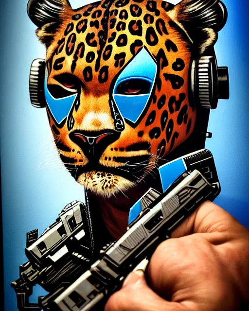 a portrait of a muscular anthropomorphic cyberpunk | Stable Diffusion ...