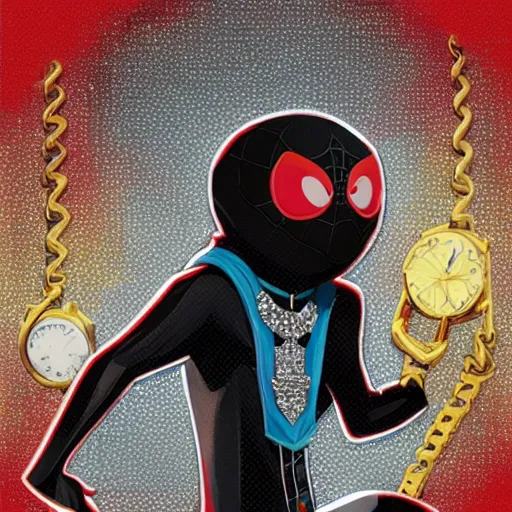 a matte painting of miles morales, dripped out, | Stable Diffusion ...