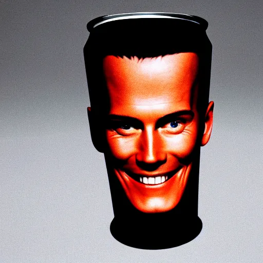 coca cola man drinking a can of soda with max | Stable Diffusion