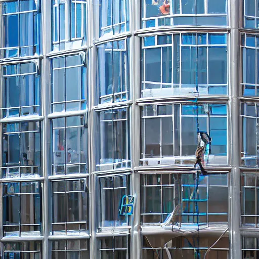 giant inflatable bubbles attached to the facade of an | Stable ...