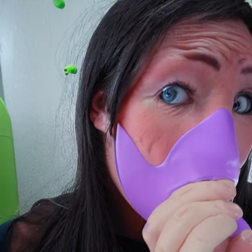 a snot monster woman who lives in a nose | Stable Diffusion | OpenArt