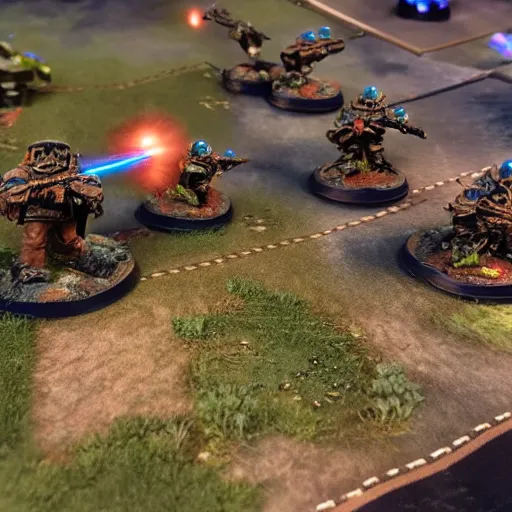 night epic action highly detailed laser armies fight | Stable Diffusion
