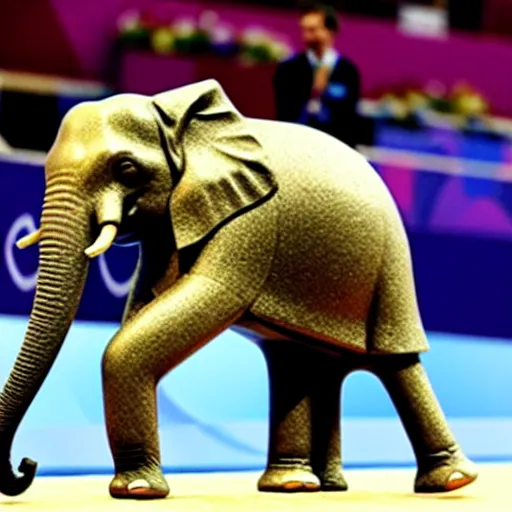 an elephant winning gold at the olympics | Stable Diffusion | OpenArt
