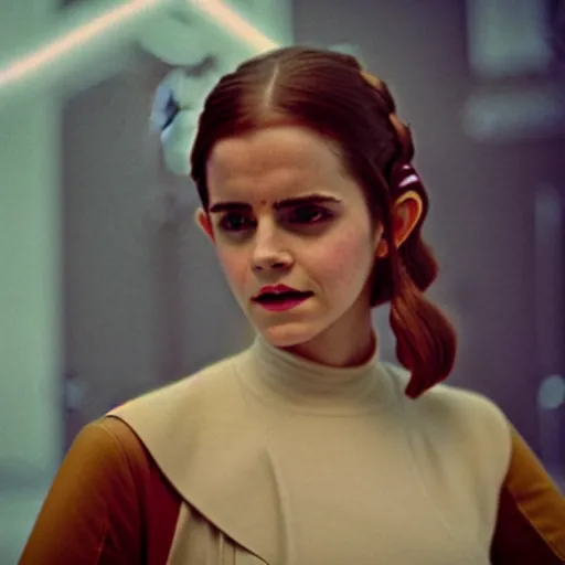 film still of emma watson as princess leia organa in | Stable Diffusion ...