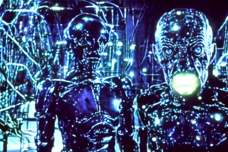 film still of bryan cranston and a cybernetic creature | Stable ...