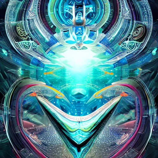 fantasycore glitchcore orca. intricate abstract. | Stable Diffusion