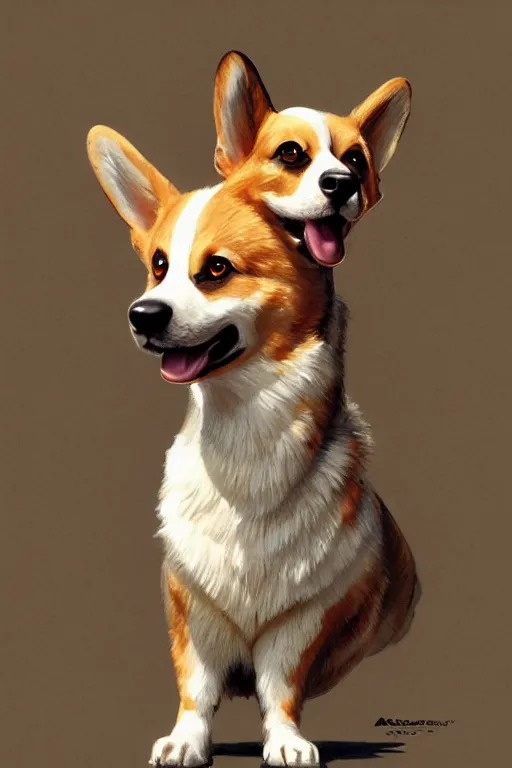 anthro corgi lifting weights, dim dingy gym, dynamic | Stable Diffusion ...