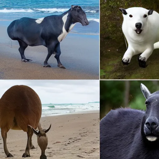 a photo of the four most popular animals in noosa | Stable Diffusion ...