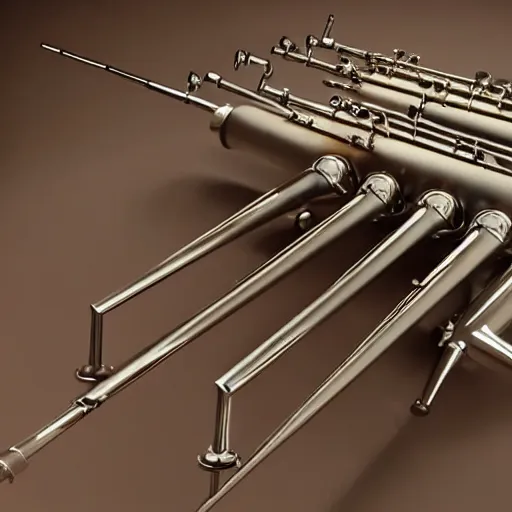 a wind musical instrument with pipes in the shape of | Stable Diffusion ...