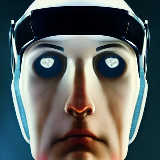 abstract close - up portrait of robot policemen from | Stable Diffusion ...