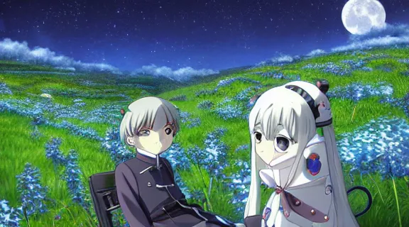 Chaika Trabant sitting in a field of Ghibli Clover | | Stable Diffusion ...