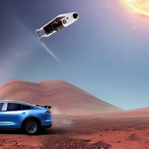 4 k sony a 7 wide angle hdr photo of elon musk riding | Stable ...