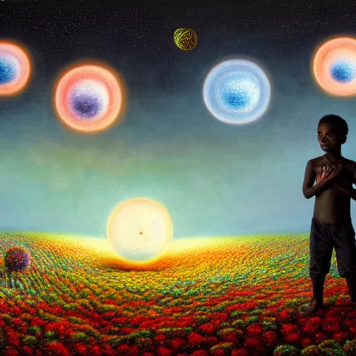 AN 8K RESOLUTION MATTE PAINTING OF A BLACK BOY IN A | Stable Diffusion ...