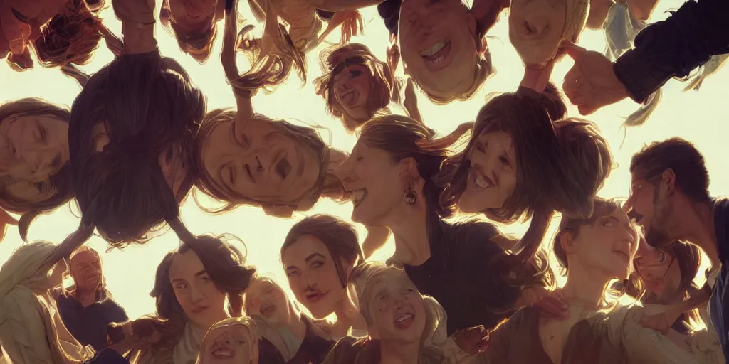 creative creed team of 8 people standing in a circle | Stable Diffusion ...