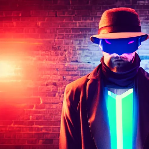 incognito man, cyberpunk, Rgb, night time | Stable Diffusion | OpenArt