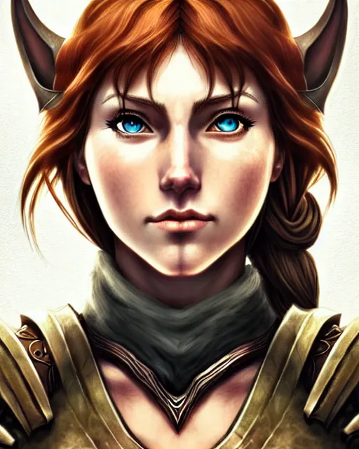 Aela the Huntress from Skyrim ||cute-fine-face, pretty | Stable ...