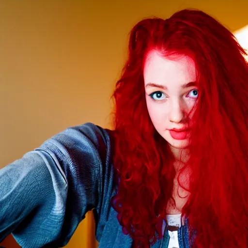 Tumblr Bright Red Hair