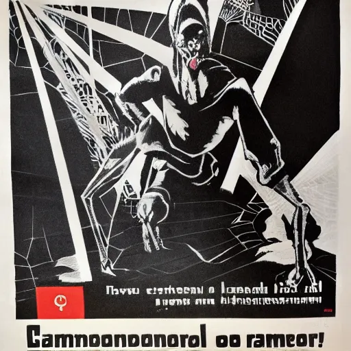 communist propaganda poster, a spider. | Stable Diffusion | OpenArt