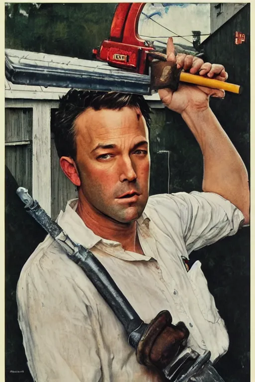 sad ben affleck wearing checkered shirt and white cap, | Stable Diffusion | OpenArt