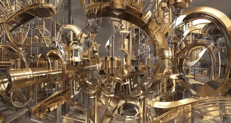 a complex machine that makes bagels, detailed 3 d | Stable Diffusion ...