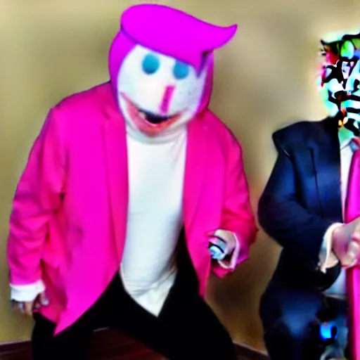 Donald Trump dressed as Pink Guy, Filthy Frank, Youtube | Stable ...