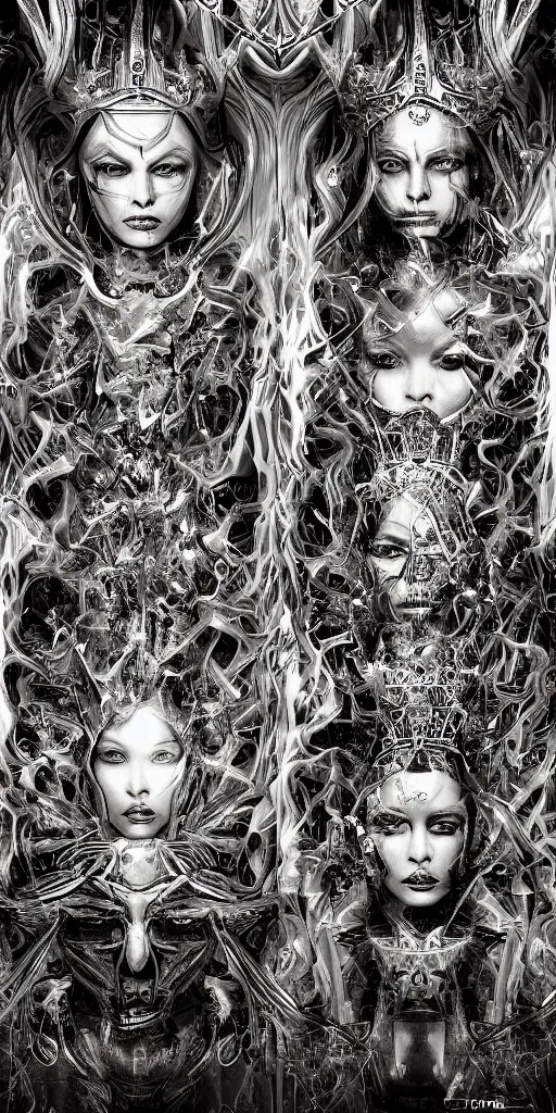 HDR portrait photography of two Deities vertically | Stable Diffusion ...