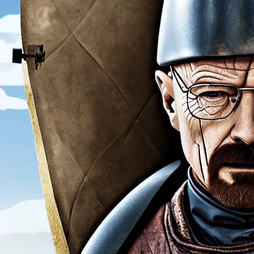 walter white from breaking bad wearing medieval armor | Stable ...