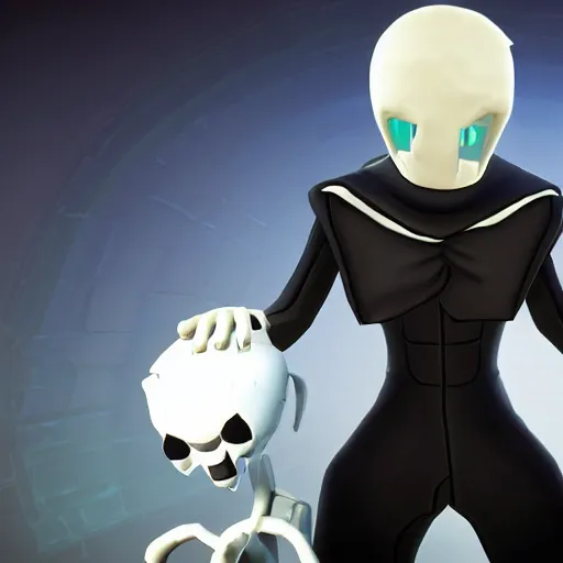 wd gaster in fortnite | Stable Diffusion