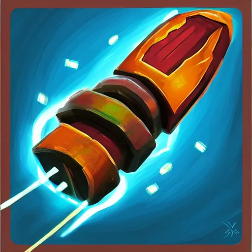 magic missile, game icon asset, digital painting | Stable Diffusion ...