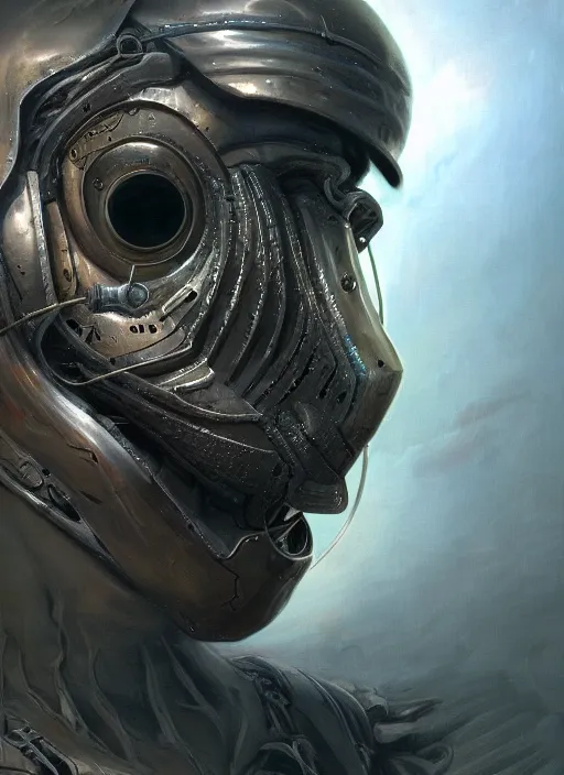 close up sci - fi horror machine glowing mf doom | Stable Diffusion ...