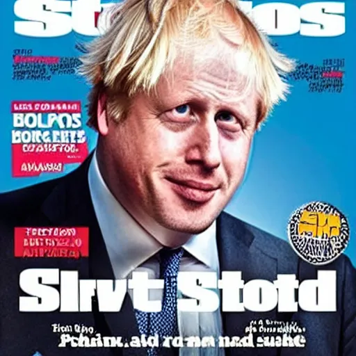 fit boris Johnson in a cover of sports illustrated | Stable Diffusion ...