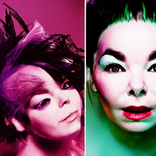 bjork album covers | Stable Diffusion