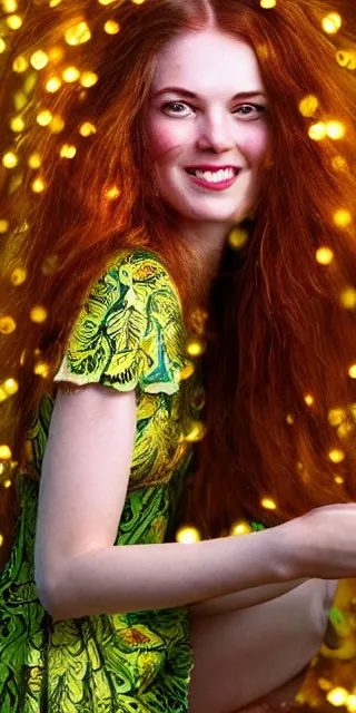 a totally enraptured smiling young woman surrounded by | Stable ...