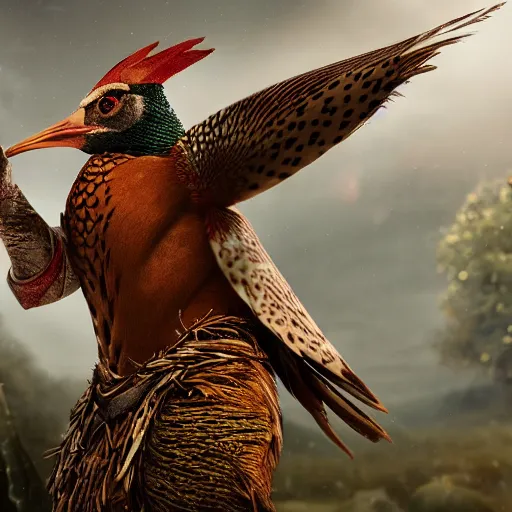 pheasant holding a sword, fairy tale illustrations, | Stable Diffusion | OpenArt
