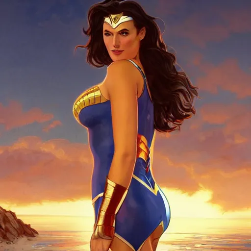 full body portrait of addison rae as wonder women | Stable Diffusion ...