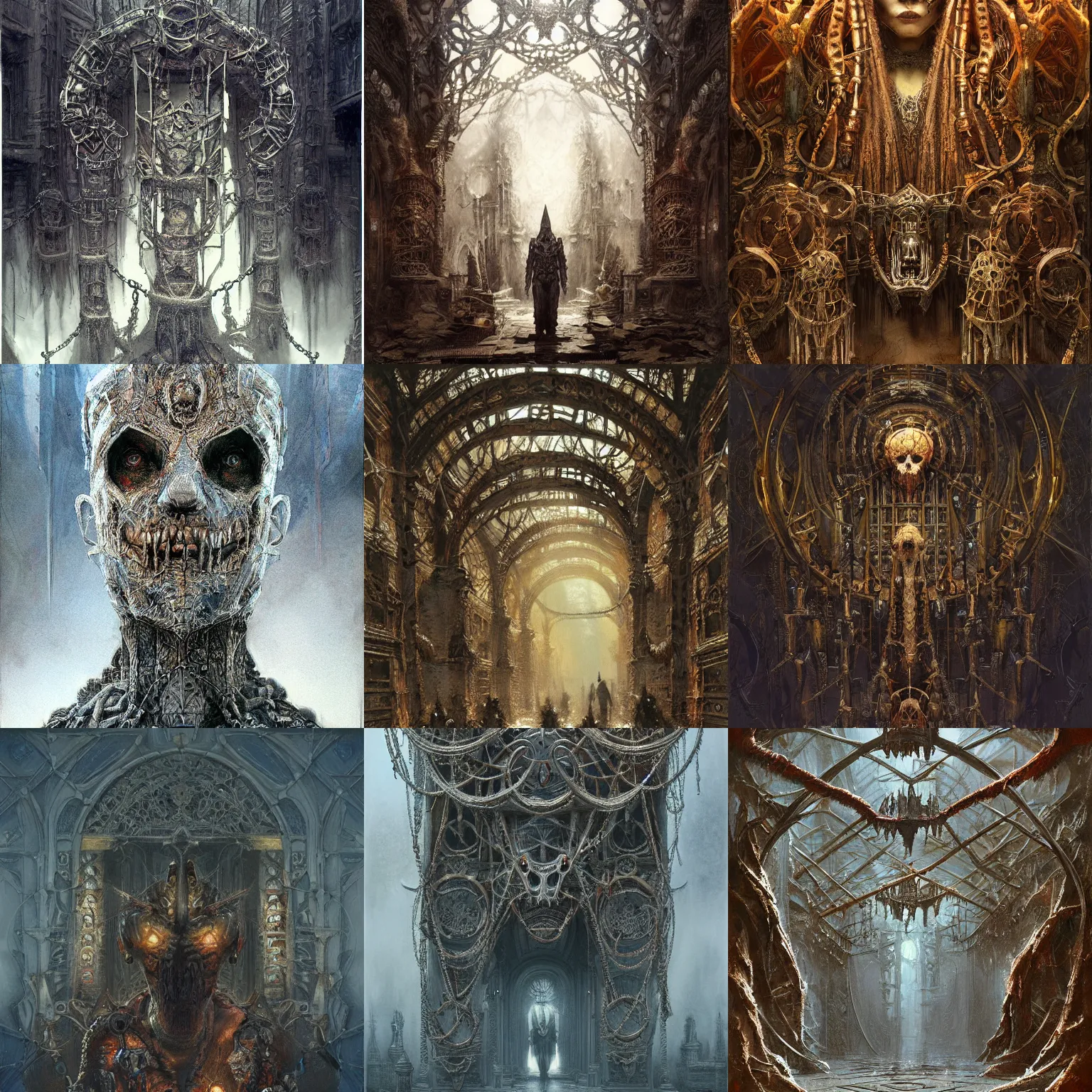 faceless priestess of pain and sorrow in a gothic | Stable Diffusion ...