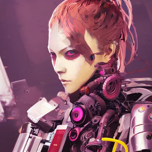 highly detailed portrait of a post-cyberpunk robotic | Stable Diffusion ...