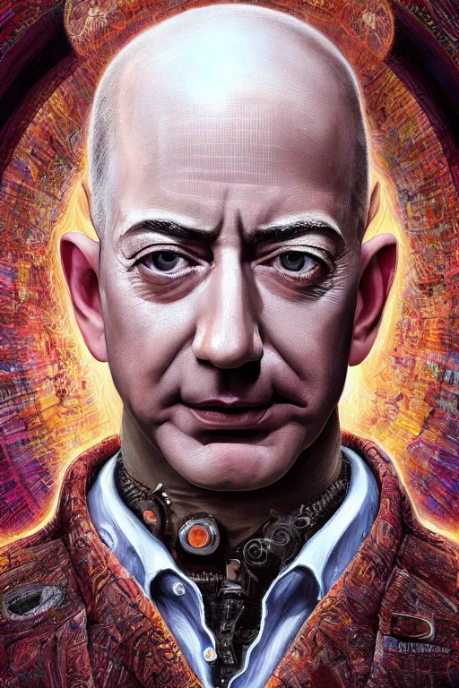 cinematic portrait of an Lord Jeff Bezos. Centered, | Stable Diffusion ...
