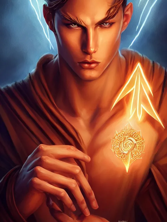 symmetry!! intense fanart of acotar protagonist in a | Stable Diffusion ...