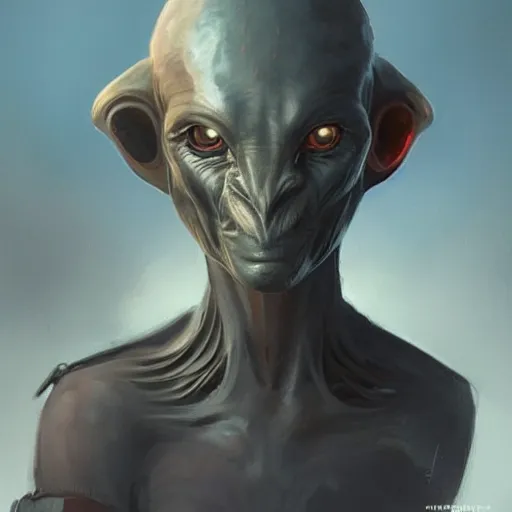 concept art of an star wars alien by greg rutkowski, | Stable Diffusion
