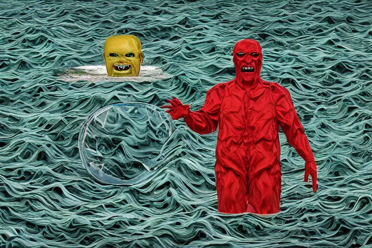 the radioactive toxic and mutated plastic monster with | Stable ...