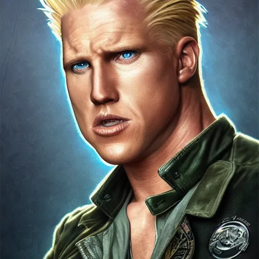 jake busey as guile from street fighter, ultra | Stable Diffusion | OpenArt