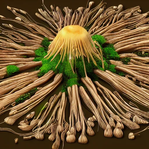 enoki growing out of a spring, ultra detailed, 8 k, | Stable Diffusion | OpenArt