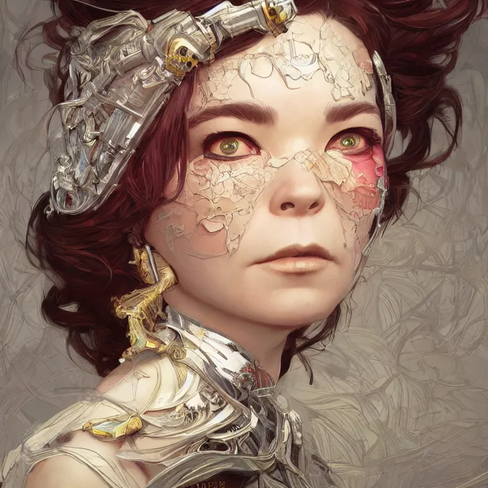 bjork, intricate, highly detailed, digital painting, | Stable Diffusion ...
