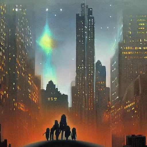 an alien invasion of new york city all of humanity is | Stable ...