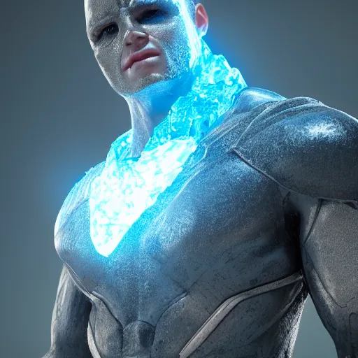 photo of a superhero that can turn himself into ice, | Stable Diffusion ...
